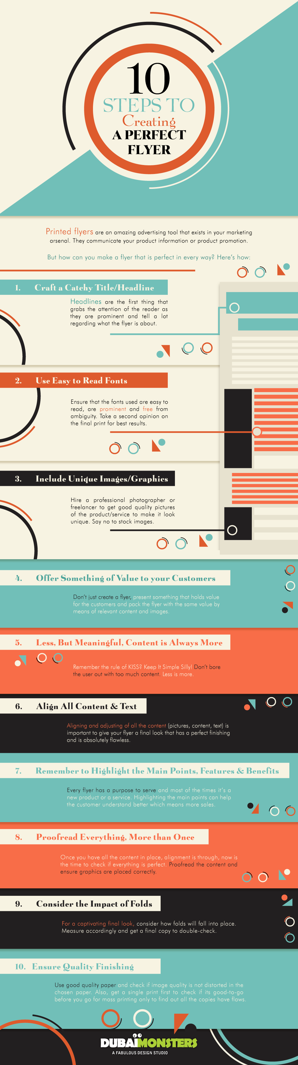 10 Steps To Creating Perfect Flyer