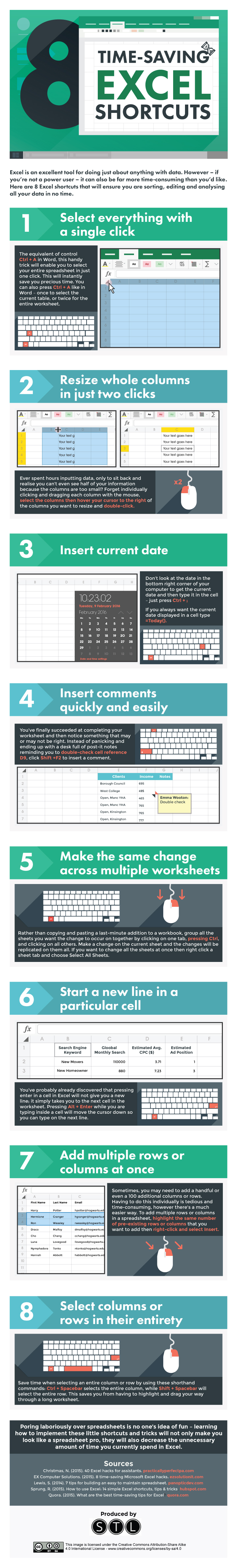 Infographic Microsoft Excel